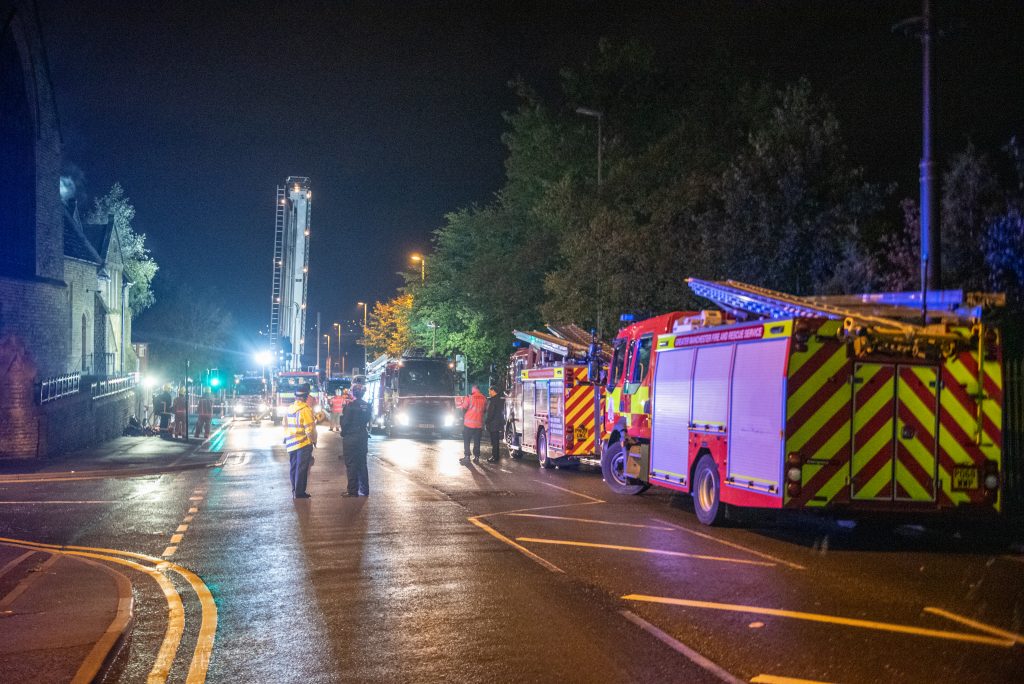 Church fire - Oldham - Fire Photos